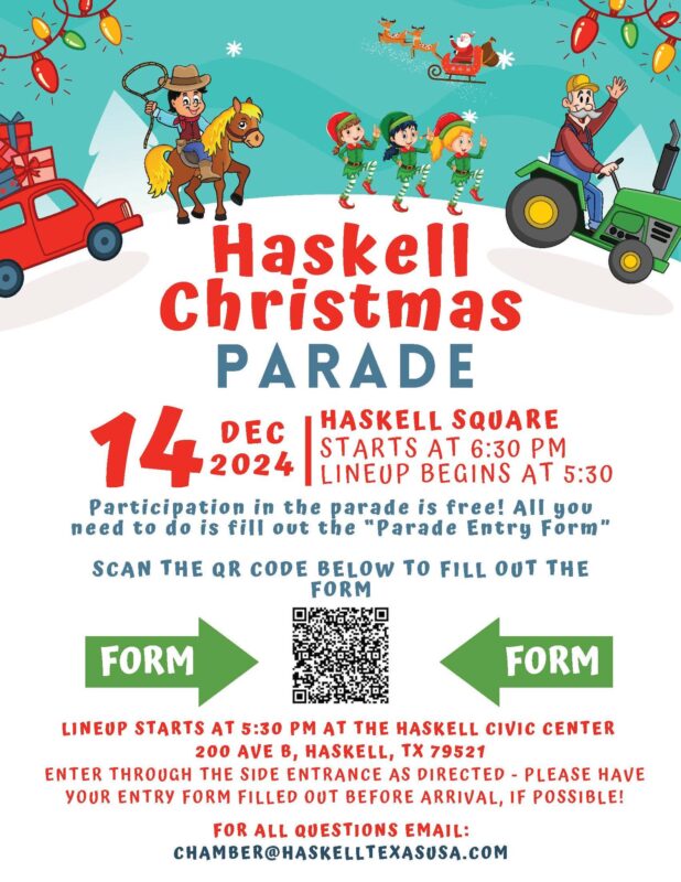 Annual Lighted Christmas Parade - CITY OF HASKELL